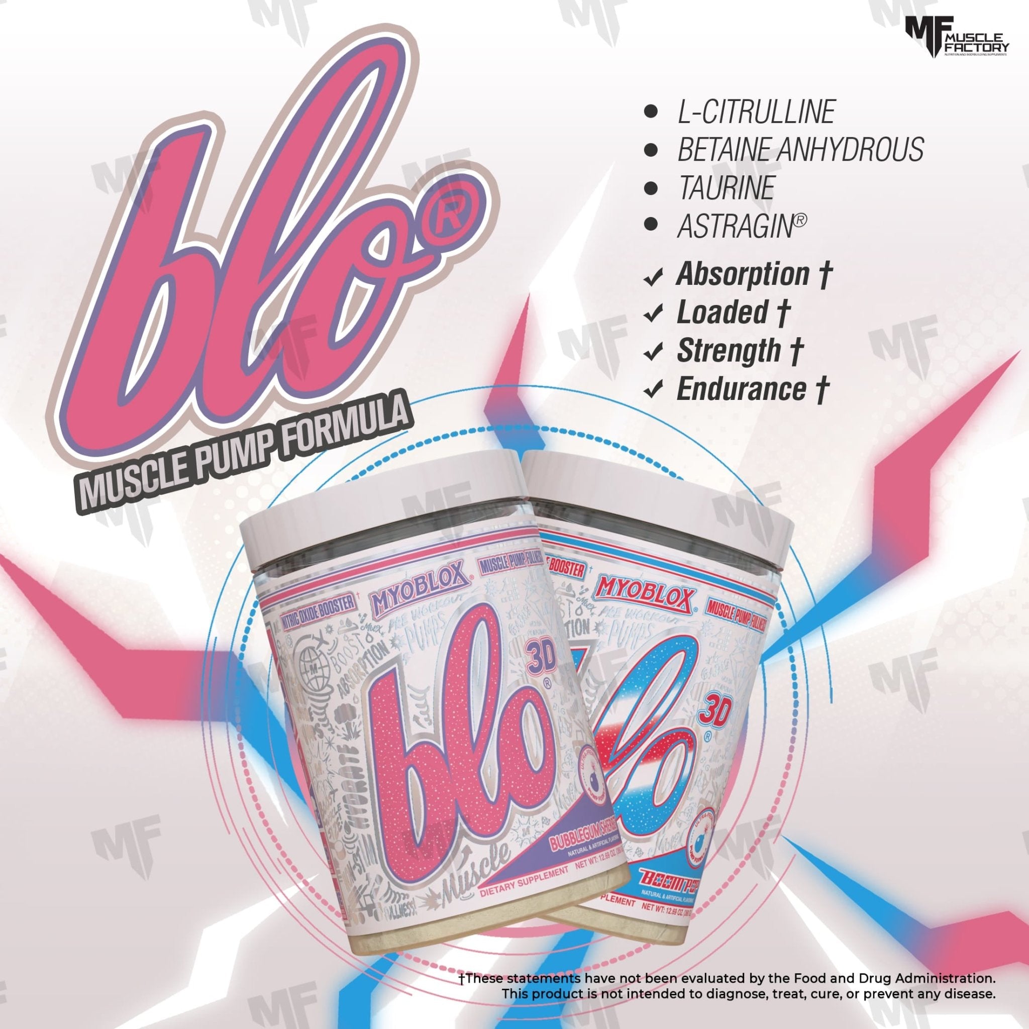 BLO MUSCLE PUMP FORMULA- Muscle Factory, LLC
