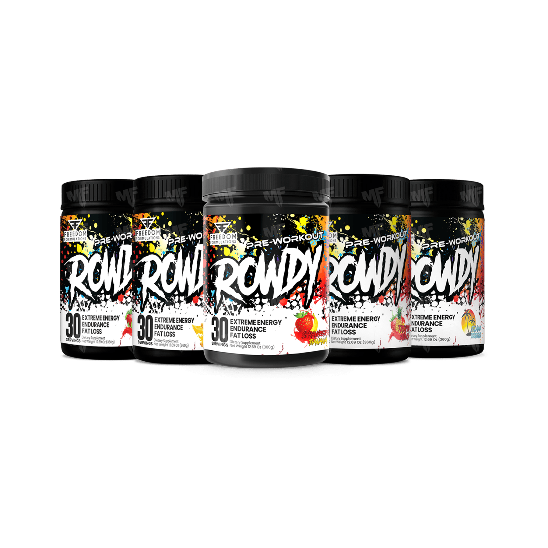 ROWDY Pre-Workout by Freedom Formulations - MUSCLE FACTORY