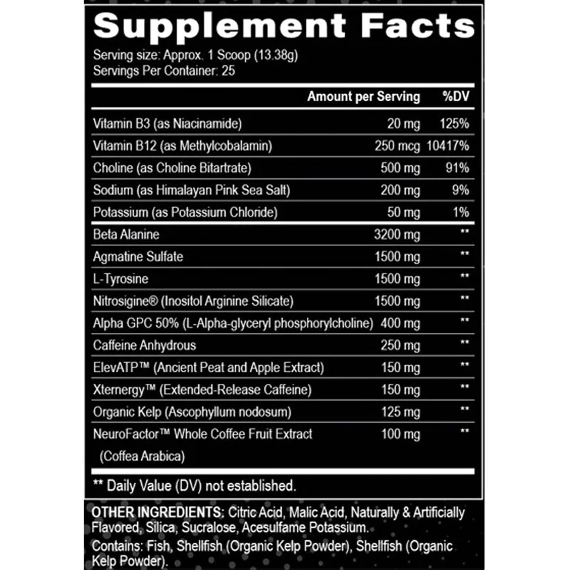 VILLAIN EXTREME PRE-WORKOUT - Muscle Factory, LLC